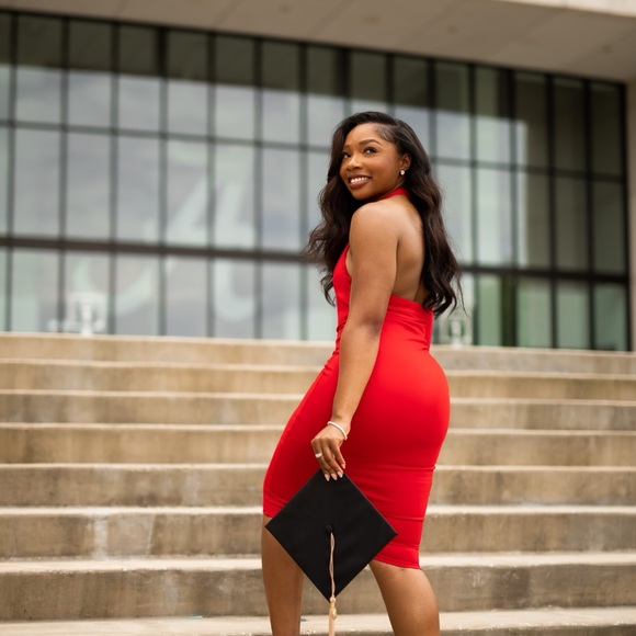 alieva | Dresses | Alieva Dasha Modern Dress Red Midi Dress | Poshmark